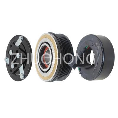 China SANTANA 2000 1995-2004 Auto AC Compressor Pulley Clutch Kit 6PK 110MM 12V For VW SVW for sale