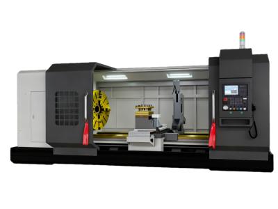 China Manual Vertical Flat Bed CNC Lathe Machinery 30rpm-835rpm 3C Certified for sale