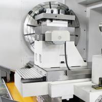 China Manual Vertical Flat Bed CNC Lathe Machinery 30rpm-835rpm 3C Certified for sale