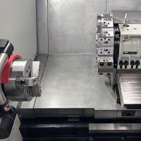 China VEDON automatic 30° Slant Bed CNC Lathe Machine 12 Station Turret for sale
