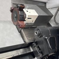 China Heavy Duty turret CNC Slant Bed Lathe 2100mm Fanuc System For Precision Turning for sale