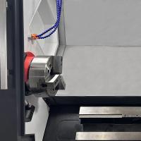 China Heavy Duty turret CNC Slant Bed Lathe 2100mm Fanuc System For Precision Turning for sale