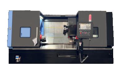 China 45° Turret Slant Bed CNC Lathe Sub Spindle & Y Axis 15-18.5kW 12 station BMT55 for sale