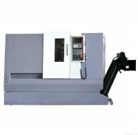 China 42Nm Dual Spindle Automatic Slant Bed CNC Lathe Turret 500mm Turning Length for sale