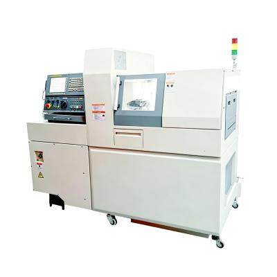 China Swiss Type Slant Bed CNC Lathe Milling Machine Dual Spindle 12000rpm SYNTEC 220TB System for sale