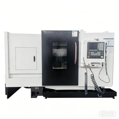 China 15kW FANUC Turret Toolroom Slant Bed CNC Lathe Y Axis 12 Station 154Nm for sale