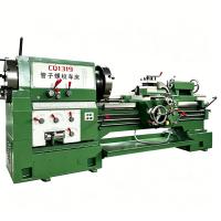 China Horizontal Turning Manual Metal Lathe CQ1319-1500 4 Station Turret Metric Imperial Thread for sale