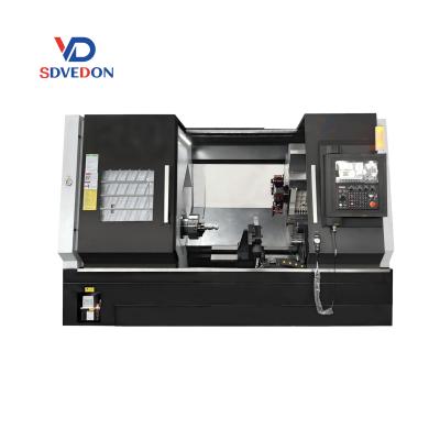 China SDVEDON High Precision Turn-Mill Center FANUC System 2100mm Center Distance for sale