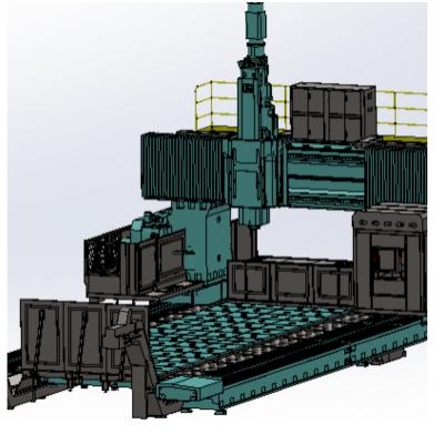 China GMC2540fmu Gantry Machining Center, 45kW, 15000rpm, 2500×4000mm Worktable for sale