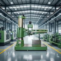 China Z3063×20 Industrial Hydraulic Radial Arm Drill Press, 3500kg Max Feed Force for Heavy Metal Hole Machining for sale