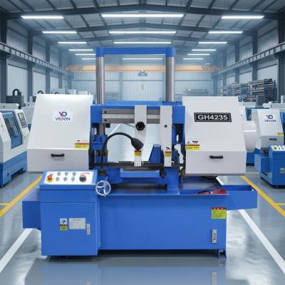 China GH4235 Industrial Horizontal Metal Cutting Band Saw, Double‑Gantry Structure for Steel Billets Cutting for sale