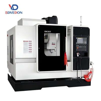 China VMC855 CNC Vertical Machining Center with 10000rpm BT40 Spindle, 24-Tool Automatic Changer, and 800x550x550mm Travel for sale