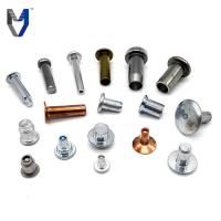 China Flat head flat head half round head solid hollow copper stainless steel rivet for sale