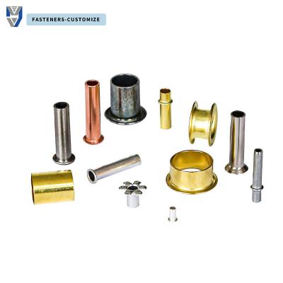 China Copper Full hollow semi tubular  Rivets for sale