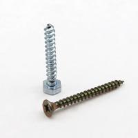 China DIN571 Customization Hex Wood Screws Stainless Steel Material for sale
