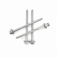 China Cold Forging Customized Stainless Steel Hex Wood Screw DIN571 Standard for sale