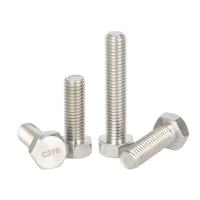 China Stainless Steel Hexagon Head Bolt Customized Hex Bolt ISO 4014 ISO 4017 DIN 933 for sale
