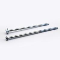 China Cold Forging Customized Long Screw Bolts Black Oxide Coating Surface for sale