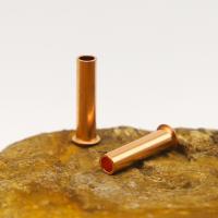China Customized Solid Copper Hollow Rivets Hot / Cold Heading Crafts for sale