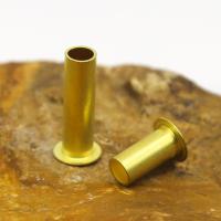 China Customized Solid Copper Hollow Rivets Hot / Cold Heading Crafts for sale