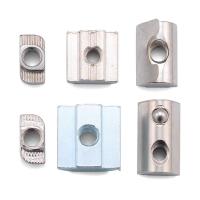 China Cold Forging Custom T-Nut For Aluminum Profile Chemical Plating Surface  Treatment for sale