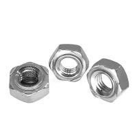 China Hexagonal nuts with serrated flange for sale