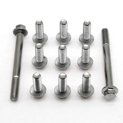 China Carbon steel Hexagonal Flange Bolt for sale
