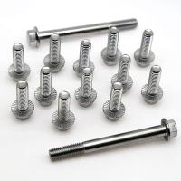 China Carbon steel Hexagonal Flange Bolt for sale