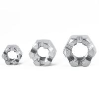 China Stainless steel  Hexagon Slotted Nuts , Hex Castle Nuts for Car Moto Furniture Fasteners Repair for sale