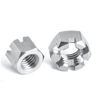 China Stainless steel  Hexagon Slotted Nuts , Hex Castle Nuts for Car Moto Furniture Fasteners Repair for sale