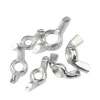 China Stainless steel Wing nut, Fasteners Parts Hurrican Screws Hand Twist Tighten Ear Butterfly Nut for sale