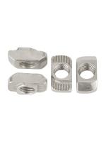 China Stainless steel Series T Nuts,T Slot Nut Hammer Head Fastener ，Nut Assortment Kit for Aluminum Profile for sale