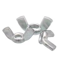China Carbon steel Wing nut, Fasteners Parts Hurrican Screws Hand Twist Tighten Ear Butterfly Nut for sale