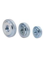 China Carbon steel Round Knurled Thumb Nuts Conector Lock Adjusting Nuts for sale