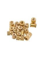 China Brass Knurled Nuts Thumb Nuts Insert Nuts Through-Hole Knurled Nuts for sale