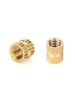 China Brass Knurled Nuts Thumb Nuts Insert Nuts Through-Hole Knurled Nuts for sale