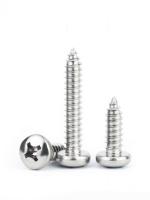 China Self Tapping Screws, Stainless Steel, Cross Recessed Pan Head Wood Screws, Sheet Metal Tek Screws for sale