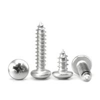 China Self Tapping Screws, Stainless Steel, Cross Recessed Pan Head Wood Screws, Sheet Metal Tek Screws for sale