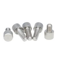 China Single Knurled Head Hand Screw Round Thumb Screws Handle Bolts M6 for sale