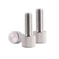 China Single Knurled Head Hand Screw Round Thumb Screws Handle Bolts M6 for sale