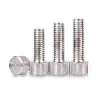 China Single Knurled Head Hand Screw Round Thumb Screws Handle Bolts M6 for sale
