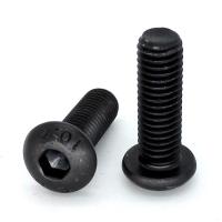 China Hex Socket Button Head Cap Bolts Screws Alloy Steel Black for sale