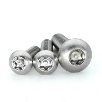 China Stainless Steel Pin Tamper Torx Security Button Head Machine Screw for sale