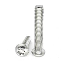 China Stainless Steel Pin Tamper Torx Security Button Head Machine Screw for sale