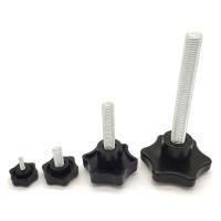 China Star Hand Knob Tightening Screw With Threaded Bolt Stud Clamping Handle for sale