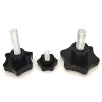 China Star Hand Knob Tightening Screw With Threaded Bolt Stud Clamping Handle for sale