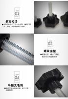 China Star Hand Knob Tightening Screw With Threaded Bolt Stud Clamping Handle for sale