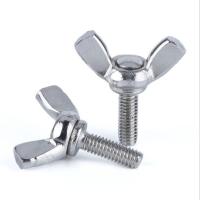 China Butterfly Head Screw Butterfly Nut And Bolt Hot Dip Galvanized for sale