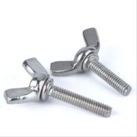 China Butterfly Head Screw Butterfly Nut And Bolt Hot Dip Galvanized for sale