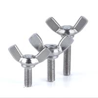 China Butterfly Head Screw Butterfly Nut And Bolt Hot Dip Galvanized for sale